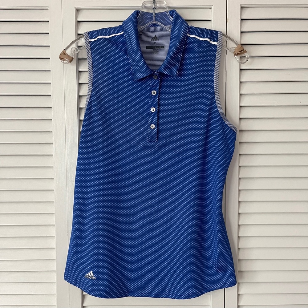 Adidas Golf Polo Shirt Micro Dots Texture Fabric, Siz… - Gem